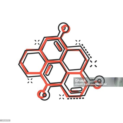 코믹 스타일의 과학 아이콘 흰색 고립 된 배경에 Dna 세포 만화 벡터 그림 분자 진화 스플래시 효과 비즈니스 개념 0명에 대한 스톡 벡터 아트 및 기타 이미지 Istock