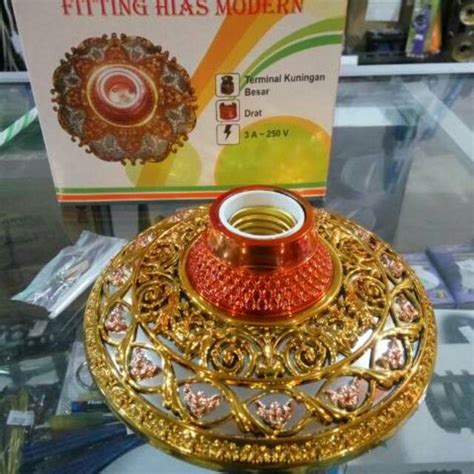 Fiting Fitting Lampu E27 Led Spiral Tempel Plafon Hias Buat Dekorasi