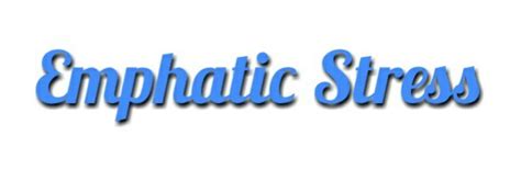 How To Answer Questions On Emphatic Stress In Use Of English Exams