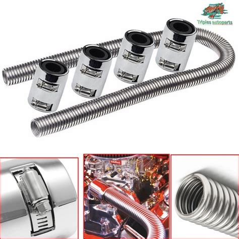 48 Inch Hose 48 Inch Stainless Steel Flexible Coolant Hose Kit