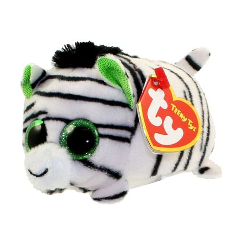 Teeny Ty Zilla The Zebra Plush 4 Inches Long