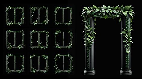Rich Plants Projection Mapping Textures Pack Vol28 Vms