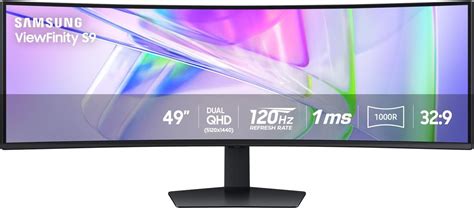 Samsung 49 Inch Viewfinity Super Ultra Wide Curved Business Monitor With Dual Qhd 120 Hz