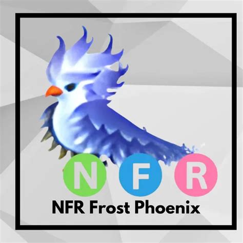 Nfr Frost Phoenix Adopt Me Game Item Gameflip