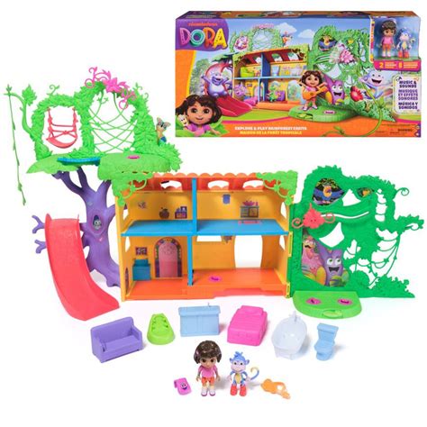 Set De Juego Dora La Exploradora Casa Selvática Tai Loy