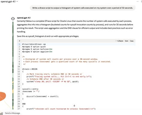Natural Language System Tracing With Dtrace And Llms Linux