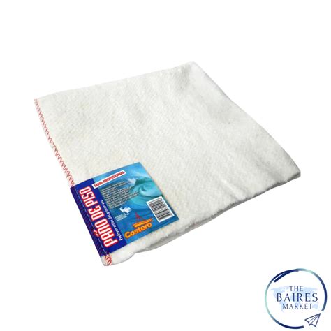 Trapo De Piso Blanco Especial Costero 47 Cm X 57 Cm 60 G The Baires
