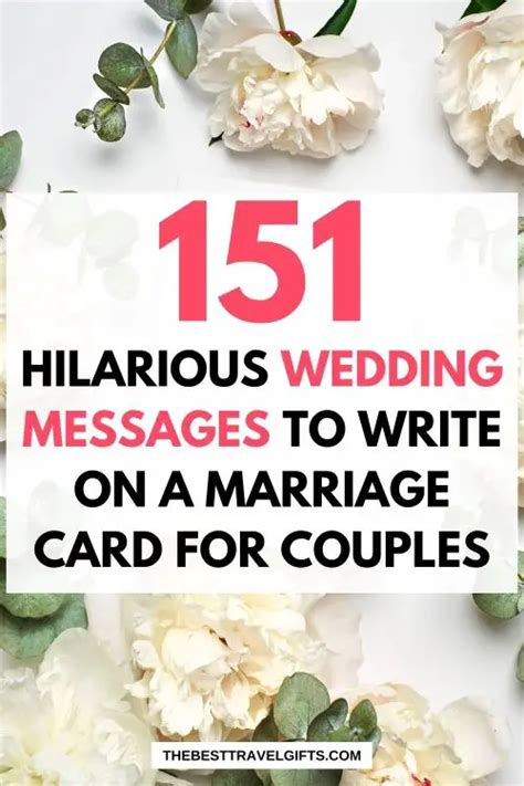 151 Funny Wedding Wishes For The Happy Couple In Your Life