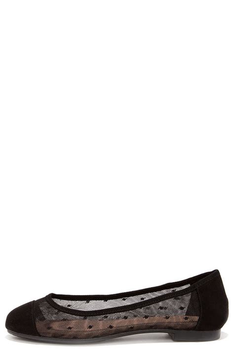 Cute Black Flats Lace Flats Ballet Flats 4900 Lulus