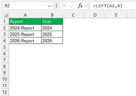 how to utilize left function for data in excel step by step guide