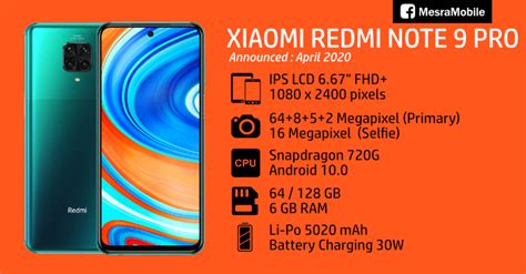 Xiaomi Redmi Note 9 Pro Price In Malaysia RM1099 Full Specs MesraMobile