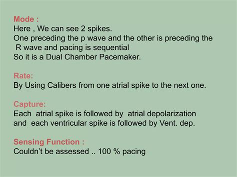 Pacemaker Ecgs Yasmeen Kamal Pptx