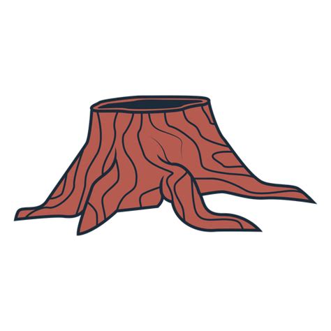 Lumberjack Cut Tree Trunk Icon