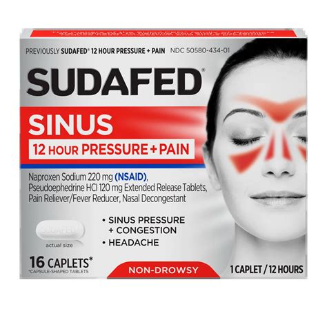 Nasal Decongestant And Sinus Relief Products Sudafed®