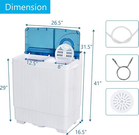 Costway Portable Twin Tub Washing Machine User Manual