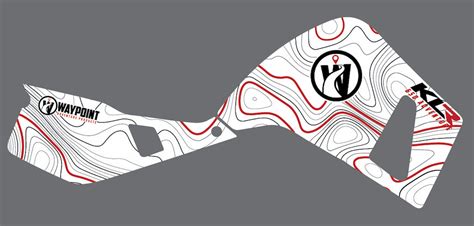 Waypoint Adv Topographical Graphic Kit Gen 1 Klr 650 87 07 Waypoint Adventure Products