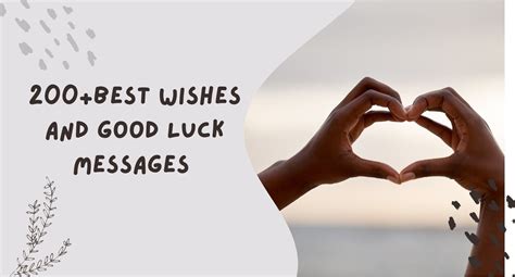 Best Wishes And Good Luck Messages For Every Occasion