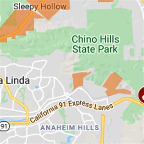 Chino California Map