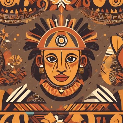 Premium Vector African Pattern Vector Background