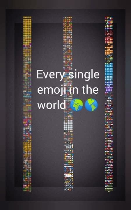 Every Single Emoji In The World 🌎🌍 Youtube