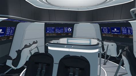 Human Mars Starship Interior