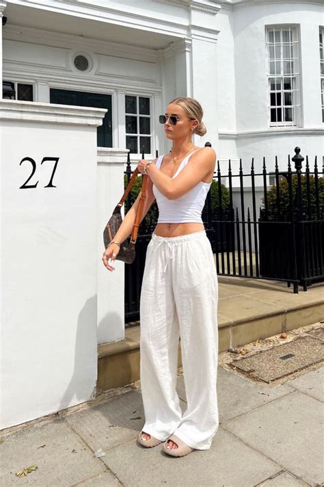 20 Stylish Linen Trousers Outfit Ideas Inspiration For The Perfect