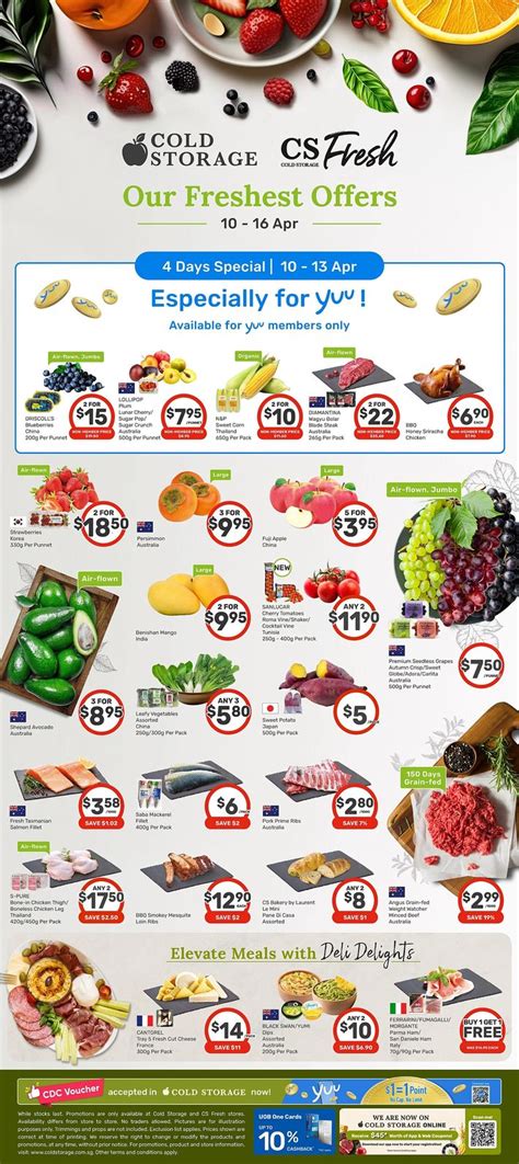 Cold Storage Fresh Ad Our Freshest Offers Singapore Apr 2025