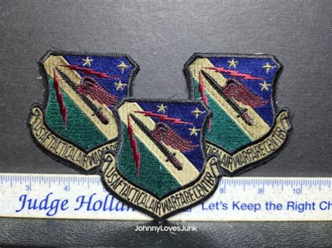 Vintage Usaf Us Air Force Tactical Air Warfare Center Squadron Patch 3available £23 98 Picclick Uk