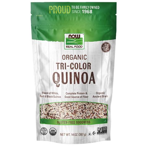 Now Foods Tri Color Quinoa Organic 14 Oz Dailyvita