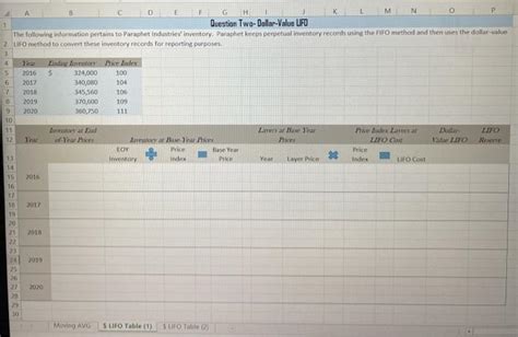 Solved B 1 Question One Moving Average Inventory Method 2