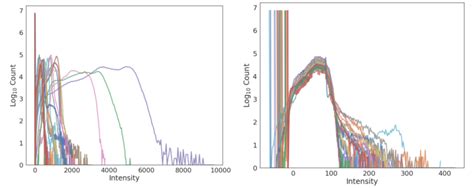Histogram Of 24 Randomly Selected T1 Weighted Mri Sequences Before Download Scientific Diagram