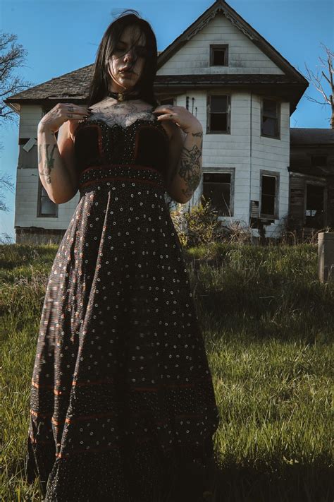 Gunne Sax Dark Cottagecore Fashion Southern Gothic Fashion