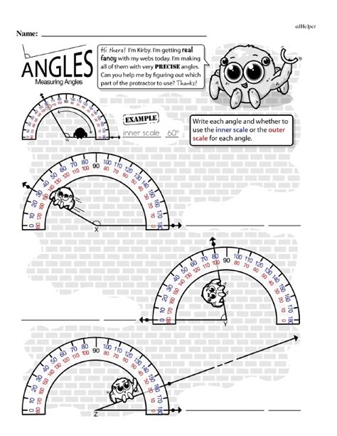 Geometry Angles Math Chapter Workbook