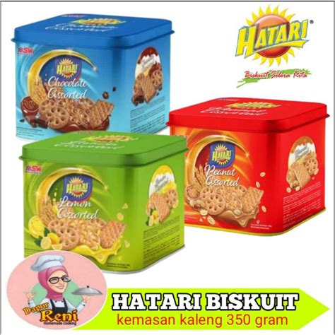 Jual Hatari Biskuit Kemasan Kaleng 350gr All Varianpeanut Assorted