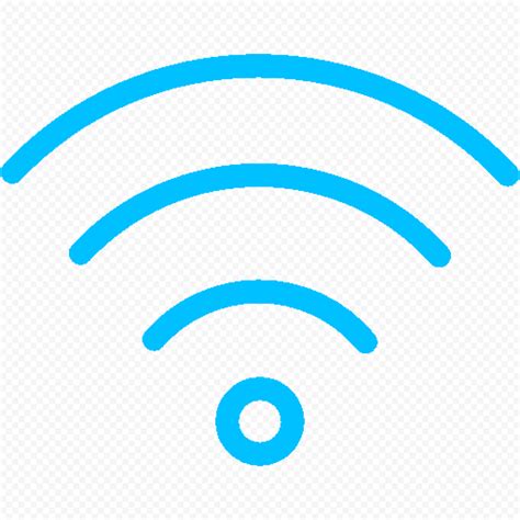 Transparent HD Wi Fi Wireless Wifi Blue Logo Icon Citypng