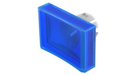 51 9046 Indicator Lens Rectangle Style Blue 215 Long Rs