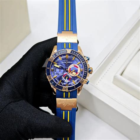 Ulysse Nardin Marine Diver Chronograph Automatic Watch With Blue Dial