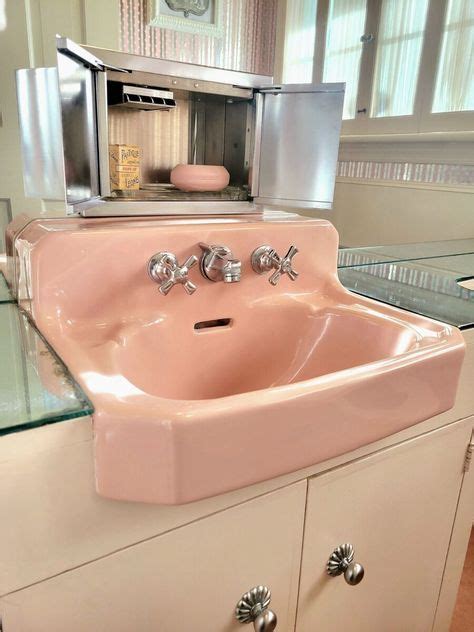 Mid Century Bath Fixtures Sink Toilet And Specialty Built Ins Ebay