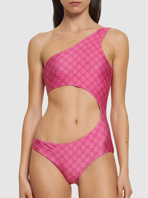 Gucci Gg Stretch Jersey One Piece Swimsuit Gucci
