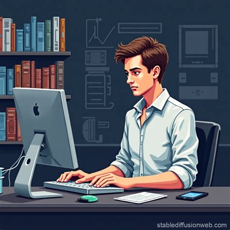 Data Analyzer In Tech Stable Diffusion Online