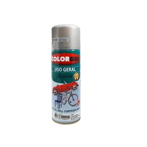 Tinta Spray Uso Geral Premium 400ml Alumínio Colorgin Shopee Brasil