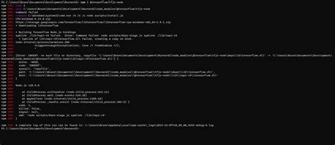 Pls Help I Cant Get It To Install Rtensorflowjs
