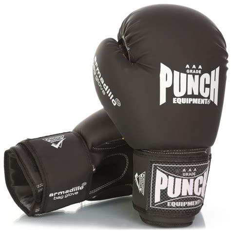 Punch Bag Gloves Armadillo Safety Matt Black Proboxing