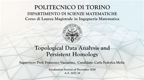 Topological Data Analysis And Persistent Homology Pdf