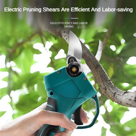 Cordless Pruner Electric Pruning Shear Lithium Ion Battery Efficient