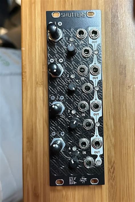 Sylph Modular Shutters 8hp Blinds Black Reverb