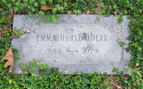Emma F Harle Hoerr 1884 1979 Mémorial Find A Grave