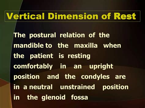 Complete Denture 4 Maxillo Mandibular Relation Records D Vertical