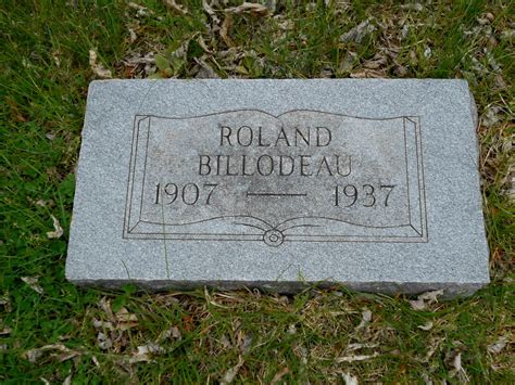 Roland Billodeau 1906 1937 Memorial Find A Grave