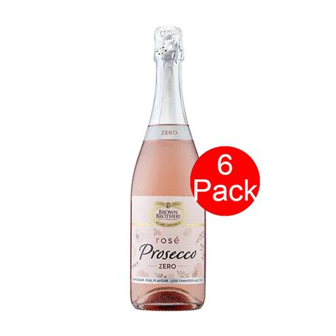Brown Brothers Prosecco Rose Zero 750ml Winebox